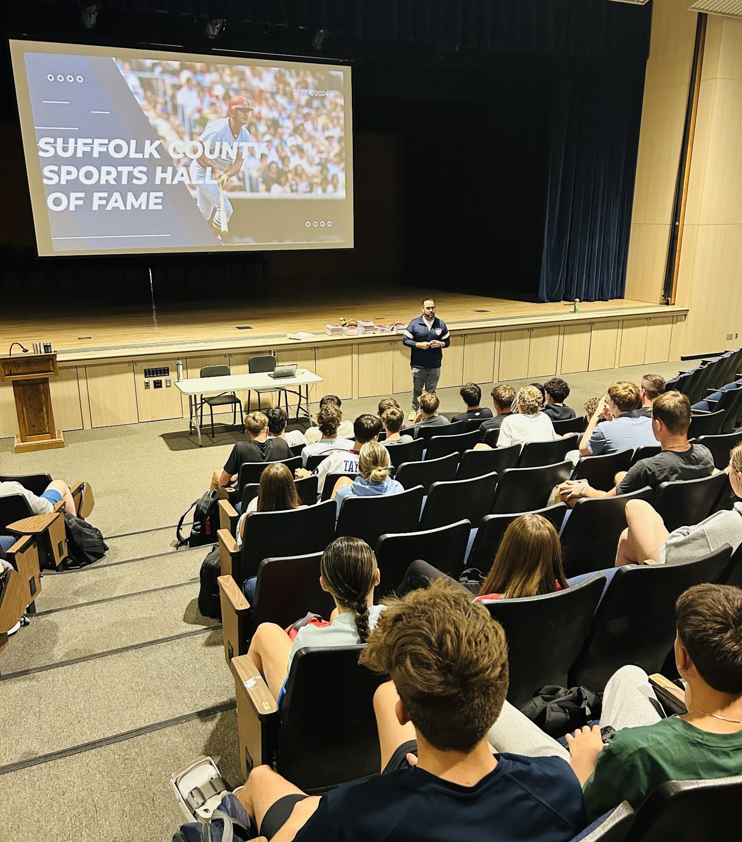 Miller Place High School Sports History Class Kicks Off Semester with ...
